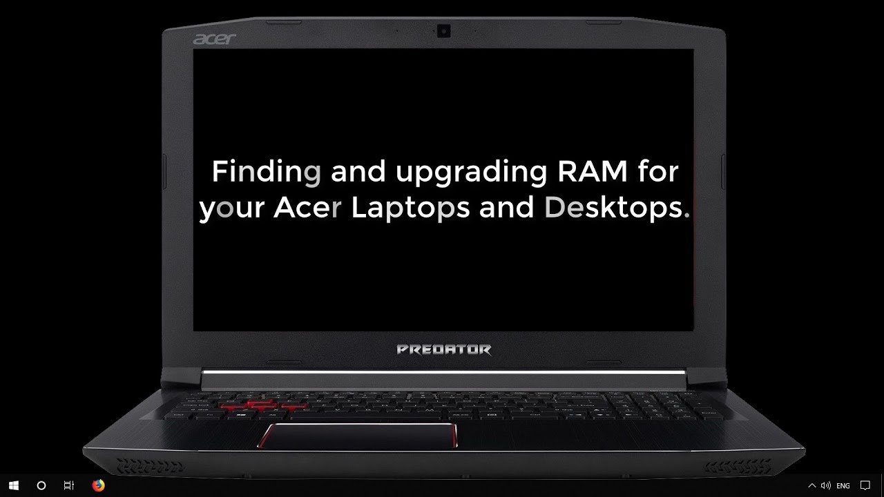 Finding and upgrading RAM memory for Acer Aspire Nitro Predator Laptops ...