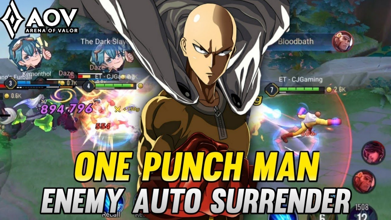 AOV : NEW SKIN RAZ COSPLAY SAITAMA | AOV X ONE PUNCH MAN - ARENA OF ...