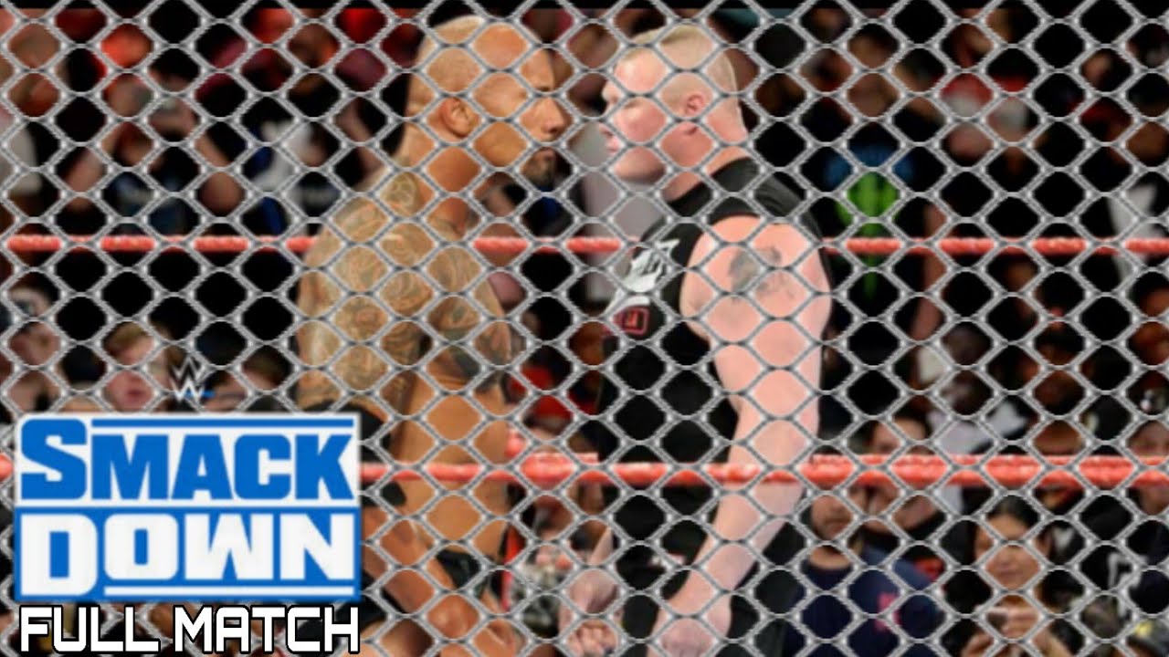 FULL MATCH : The Rock vs. Brock Lesnar in steel cage -SmackDown ...