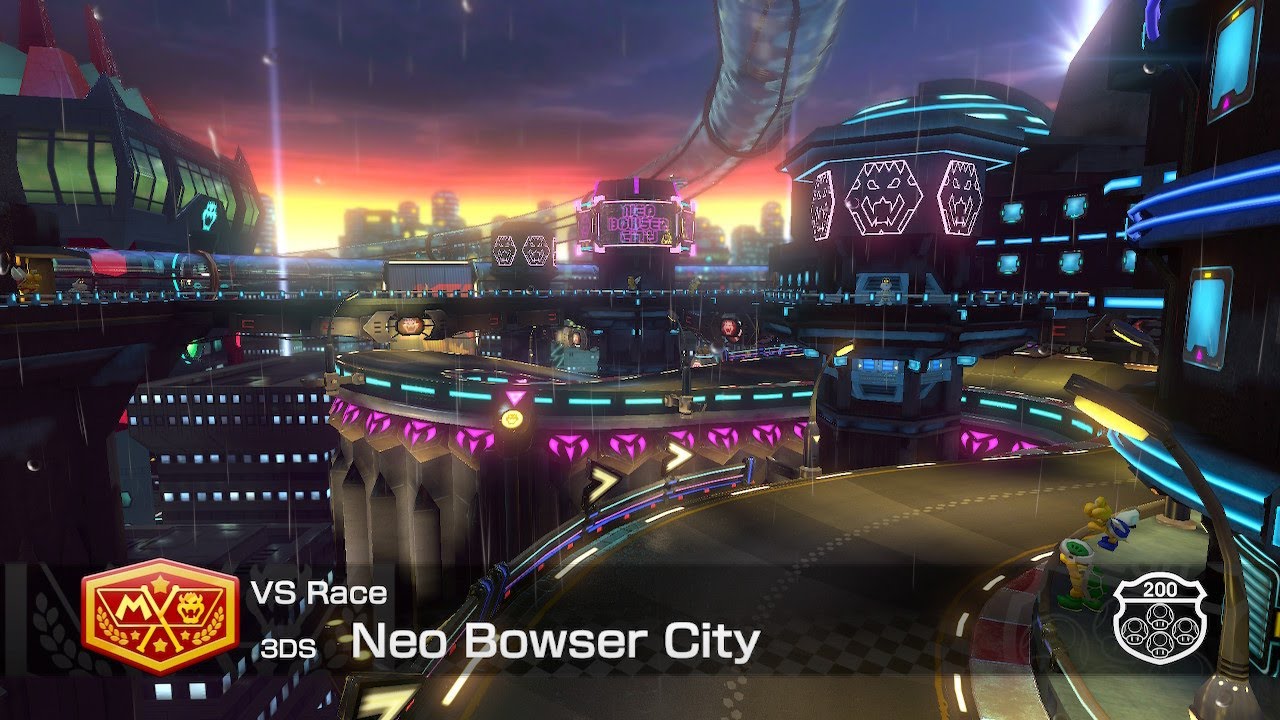 LARRY CUP | 3DS NEO BOWSER CITY MARIO KART TOUR || HUSSAIN GAMEPLAY ...