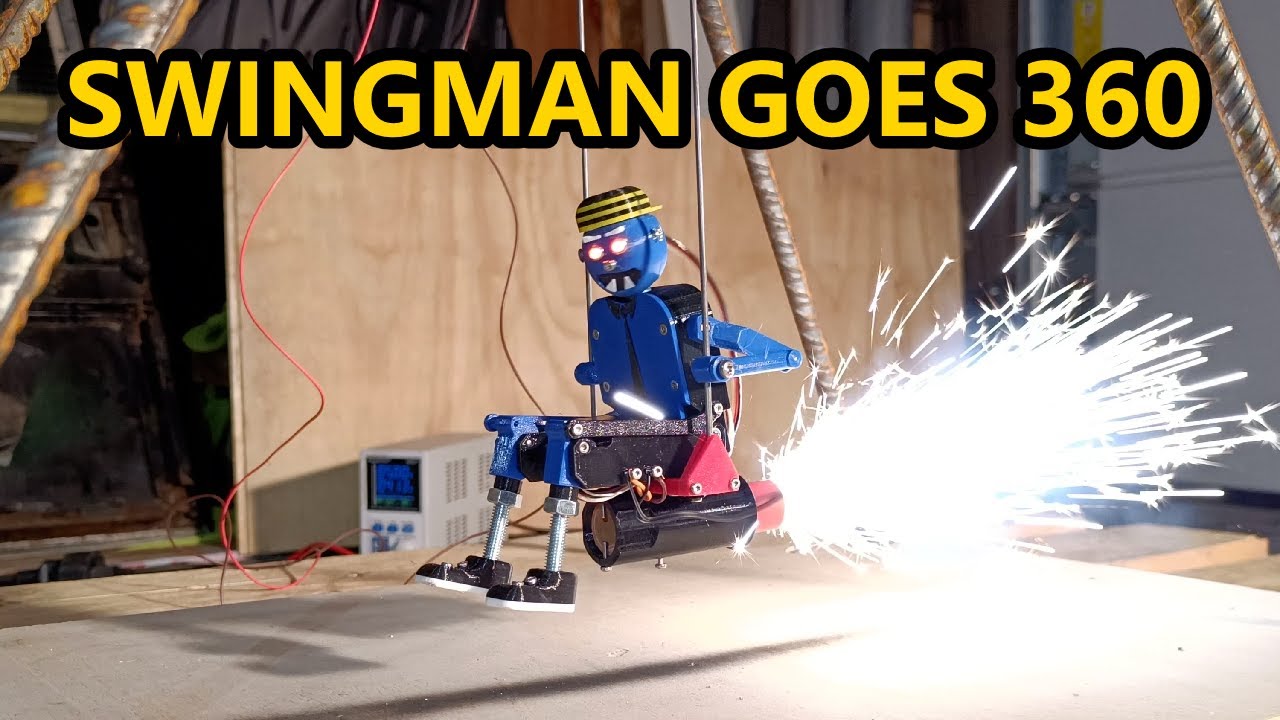 360 Swing by 3D printed Arduino Robot - YouTube
