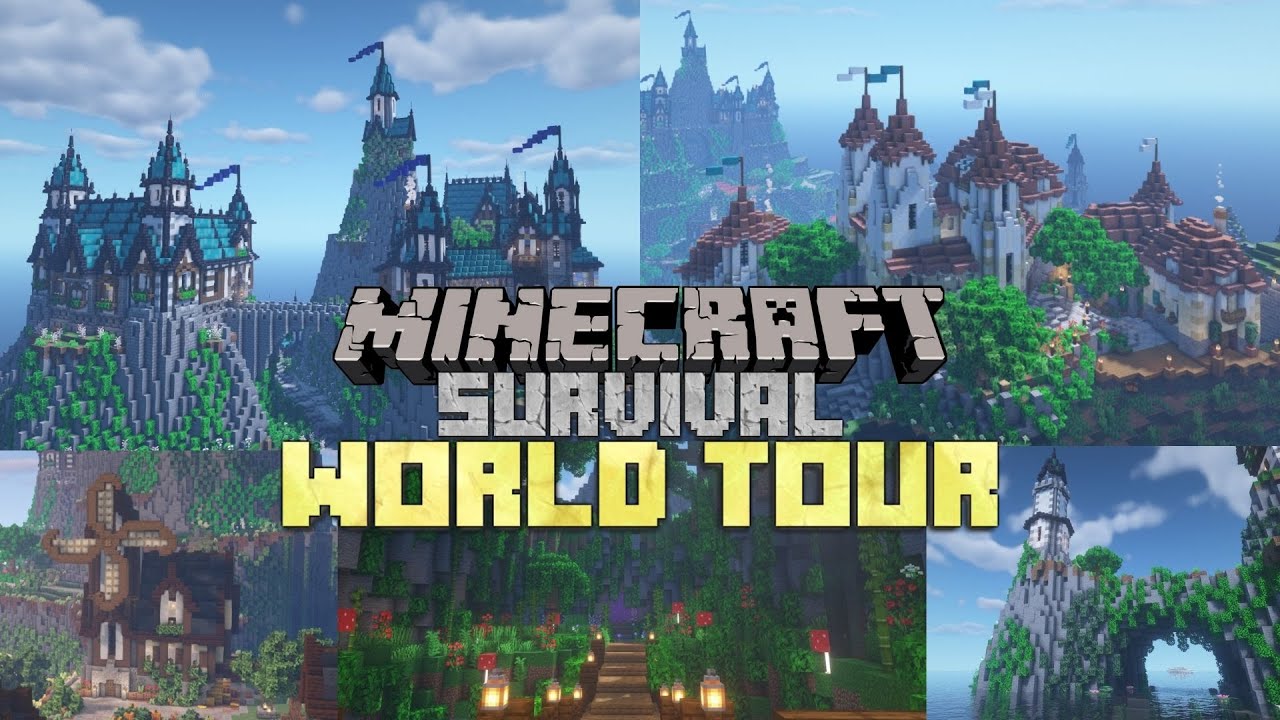 WORLD TOUR! 1000+ Days of Survival Minecraft (free Download) - YouTube