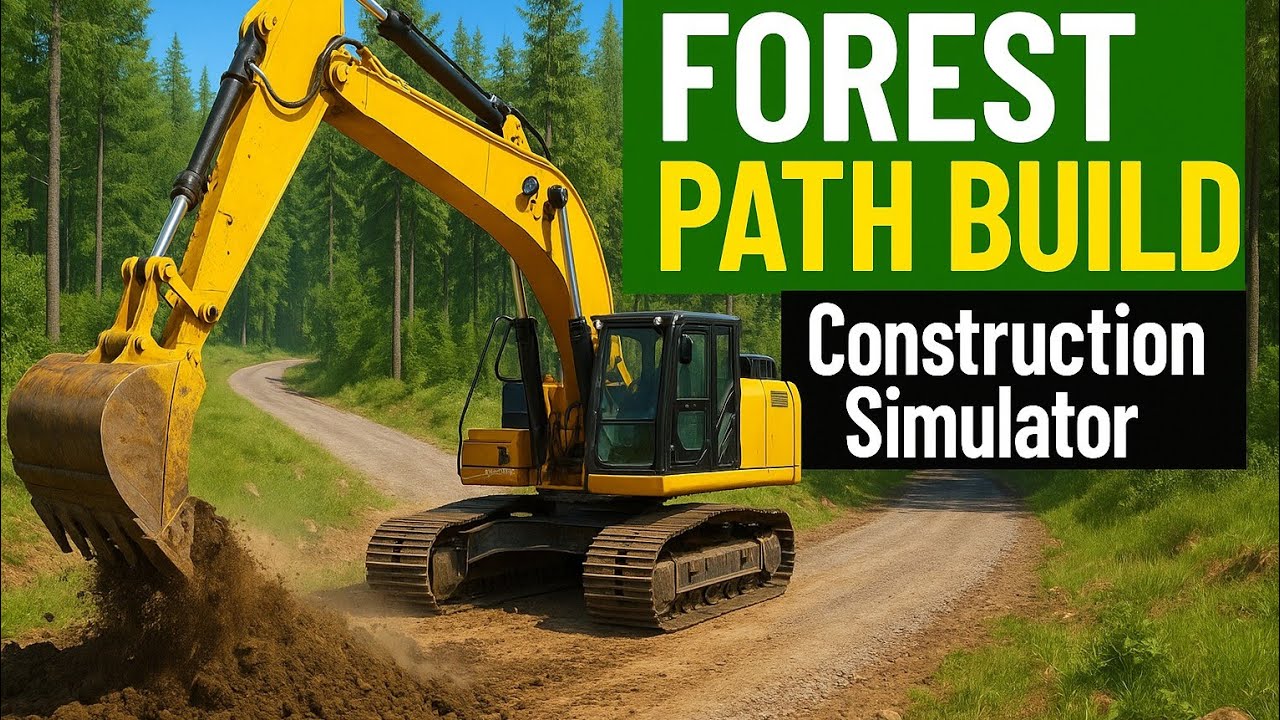 Building a Forest Path in Construction Simulator - YouTube