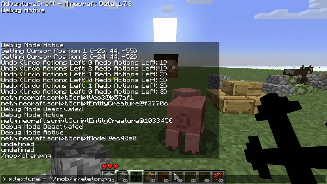 AdventureCraft - Spawning and Models from Scripts - YouTube