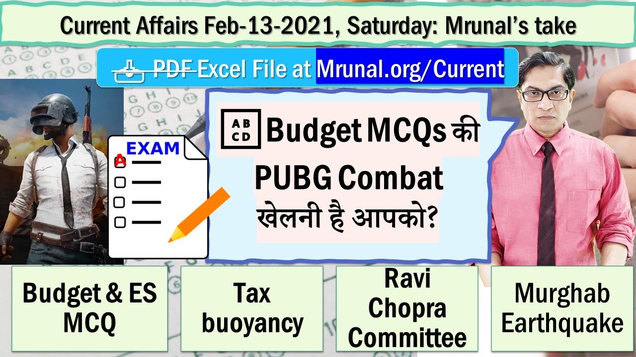 Mrunal's Daily Current Affairs:UPSC-Feb-13-2021:Tax buoyancy,Ravi ...