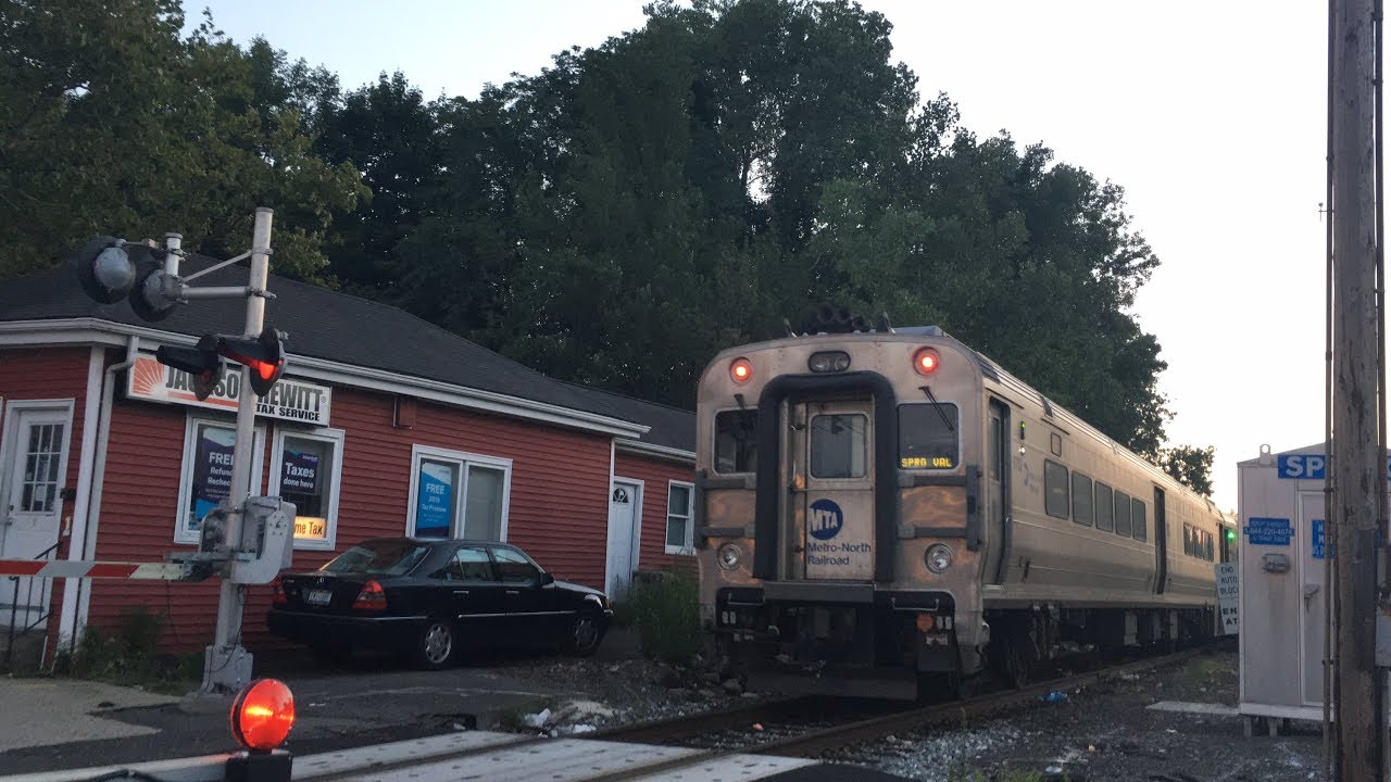 On-Board a Spring Valley bound Metro-North EXP NJ Transit Train 1629 ...