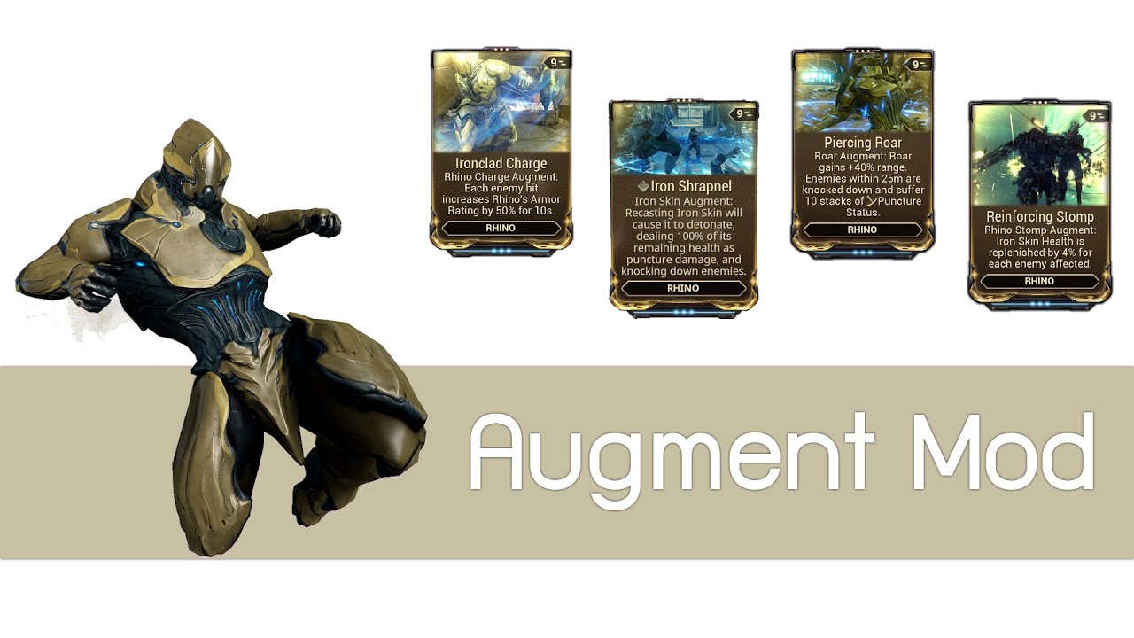 Augment Mod ของตัวละคร Rhino - Warframe - YouTube