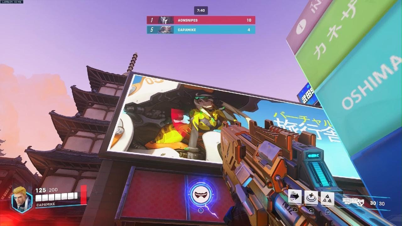 Overwatch 2 Deathmatch competitive 5 ULT en meme temps à esquiver XD ...