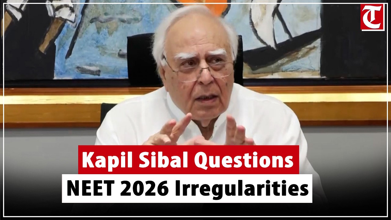 Kapil Sibal questions NEET-UG 2026 irregularities, asks why BJP-ruled ...