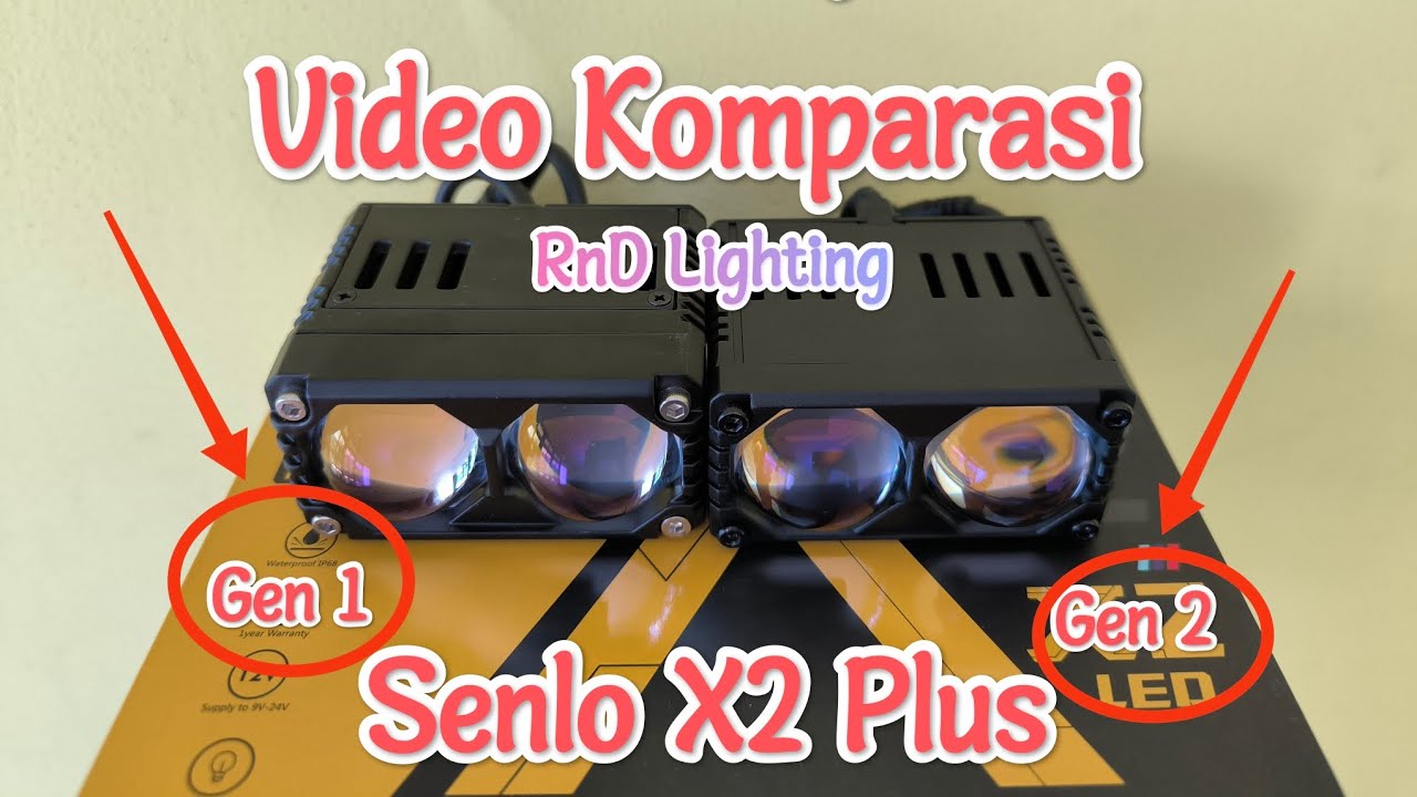 Video Komparasi Output Senlo X2+ Gen 1 VS Senlo X2+ Gen 2 - YouTube