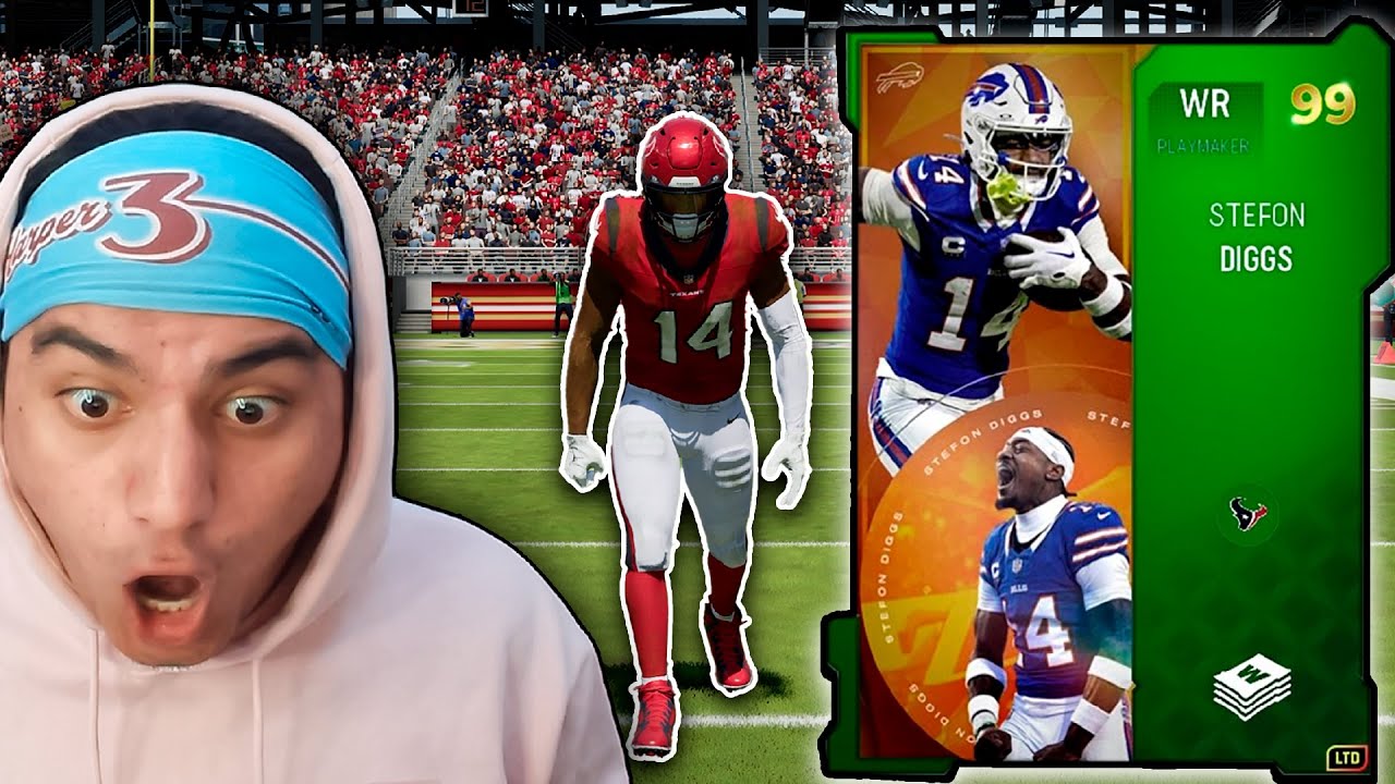 STEFON DIGGS FINALLY GOT HIS 99 OVR CARD AND COOKED... - YouTube