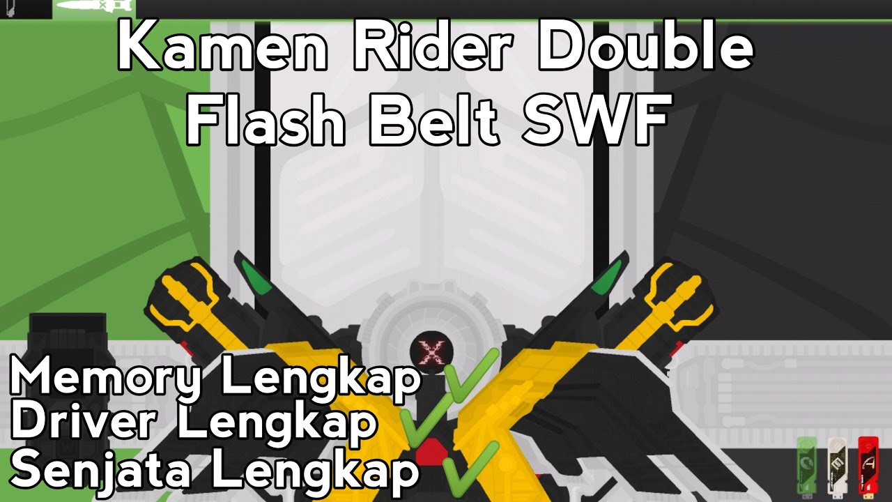 Kamen Rider Double Flash Belt SWF - YouTube