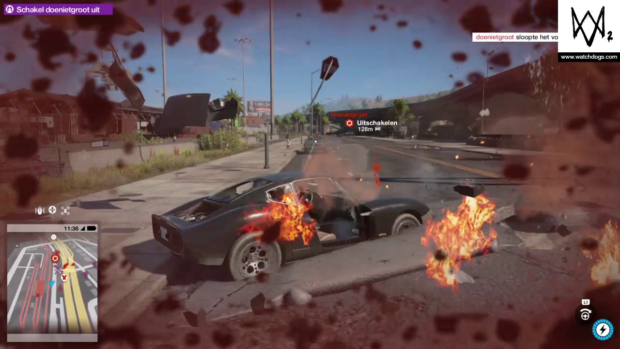 WATCH_DOGS® 2_spinning stop sign - YouTube