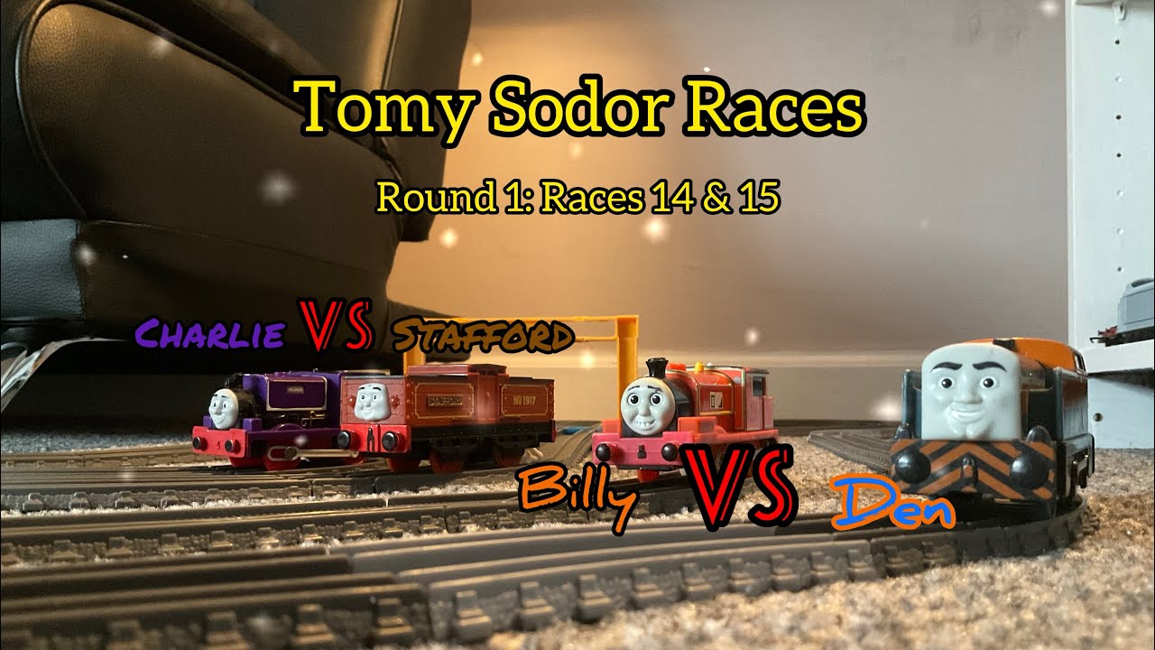 Tomy Sodor Races | Round 1: Races 14 & 15 | Charlie vs Stafford & Billy ...