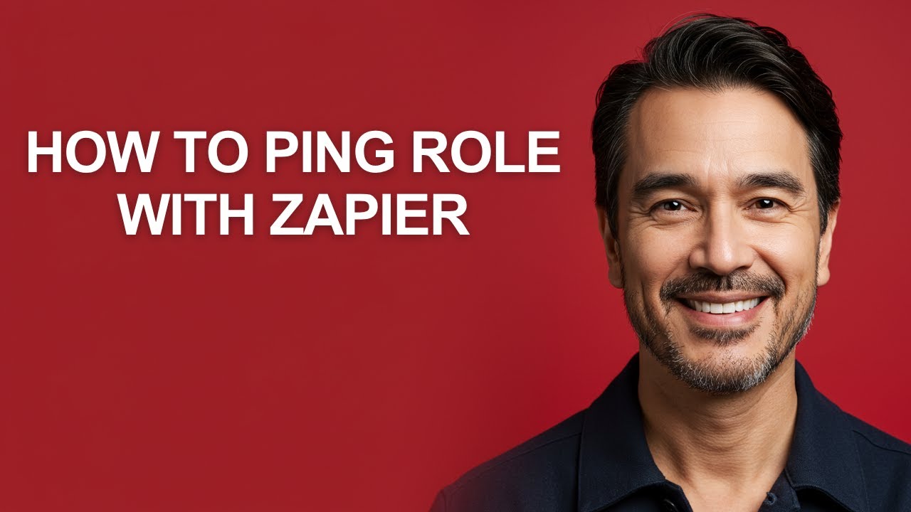 How to Ping Role With Zapier - KevinHowTo - YouTube