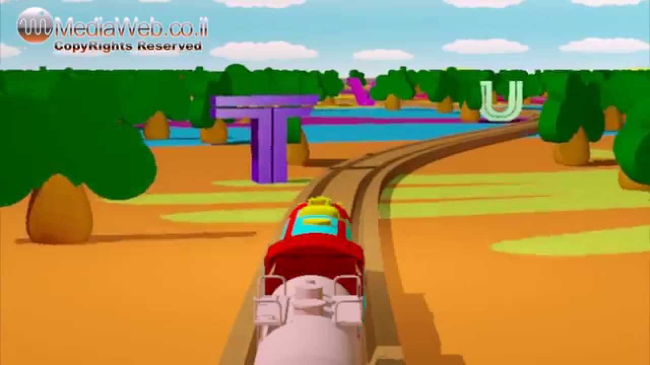 ABC TRAIN Alphabet Song, ABC Song, Cute for children. Kids can learn ...