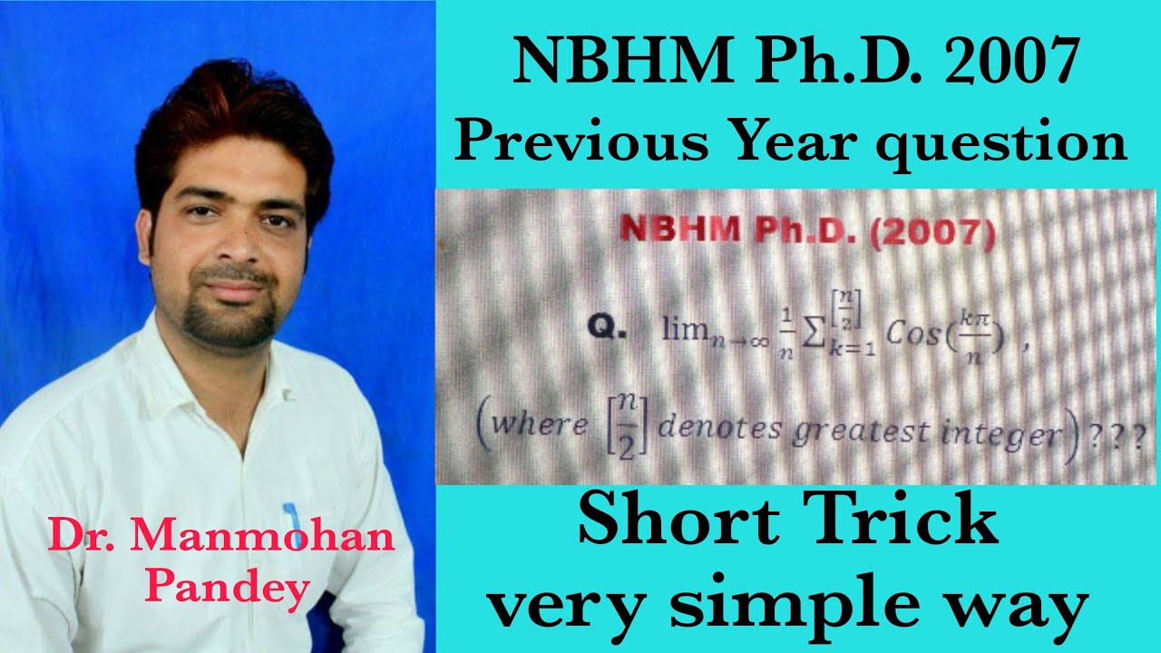 Solution of NBHM Ph.D. 2007 Real Analysis (Higher Mathematics) - YouTube