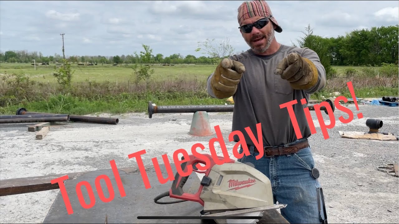 Welders you need this!! How to cut plate with Milwaukee metal saw ...