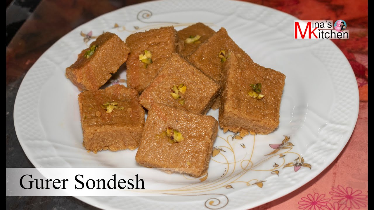 gurer sondesh recipe || khejur gurer sondesh || nolen gurer sondesh ...