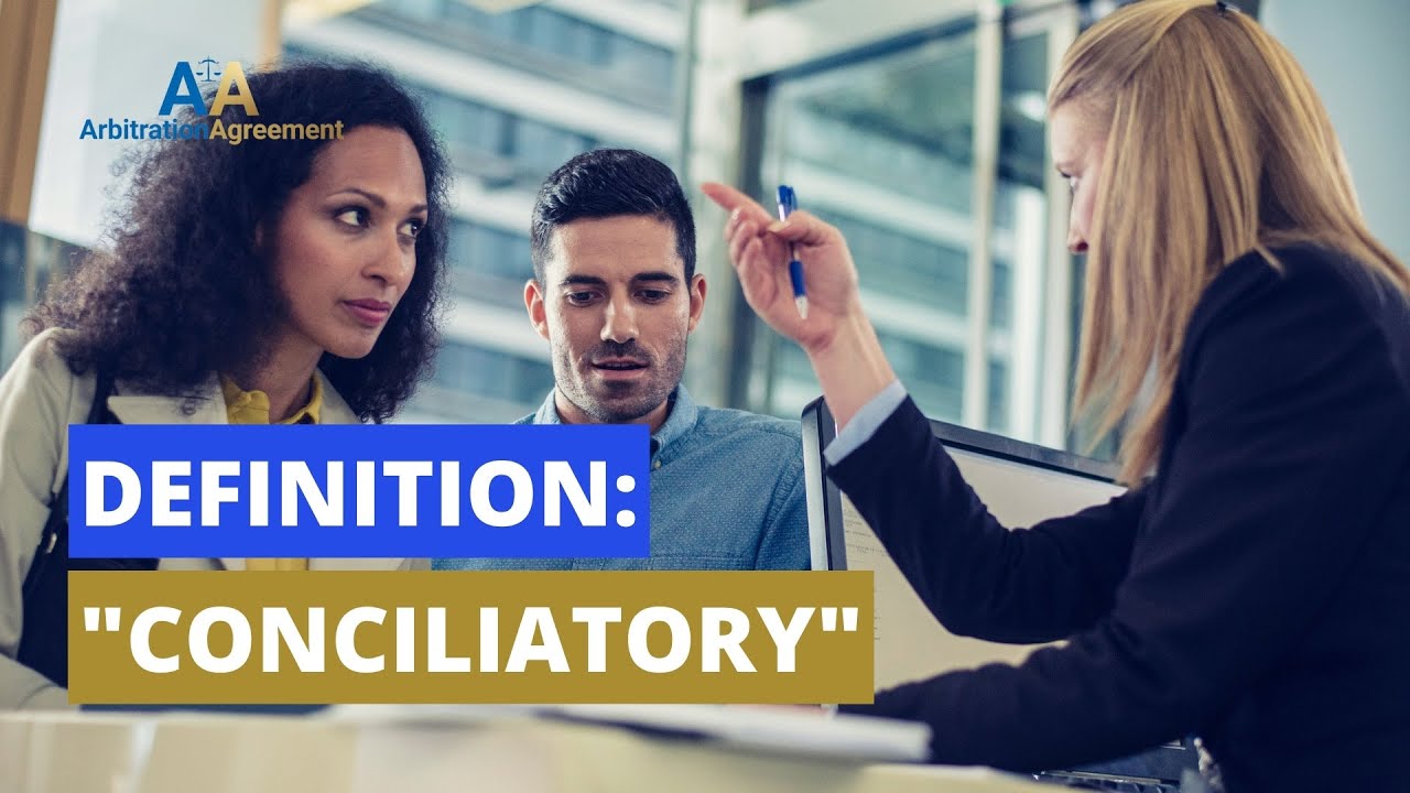 Definition Conciliatory 💳👌🏼Intended To Gain Good Will Or Favor Or To ...