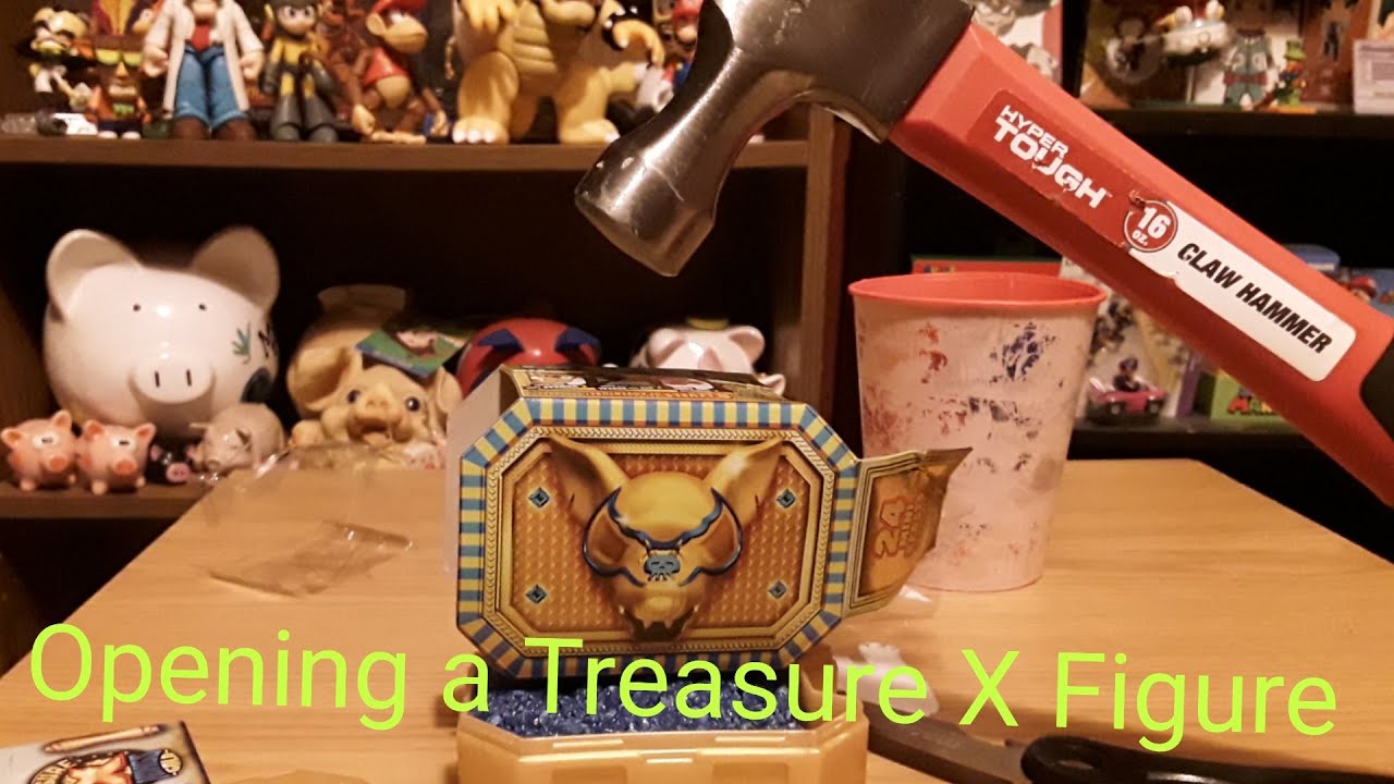 Opening a Treasure X Figure!!! (Kings Gold Mini beasts) - YouTube