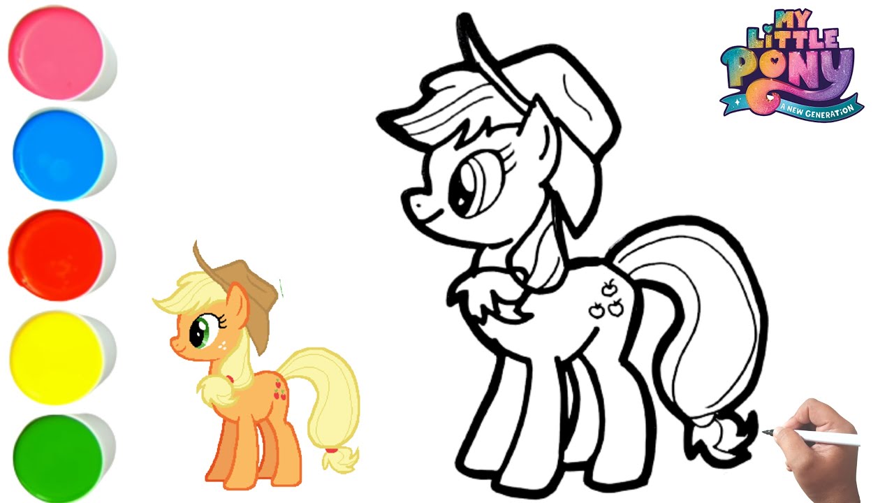 How To Draw Apple Jack From My Little Pony - YouTube