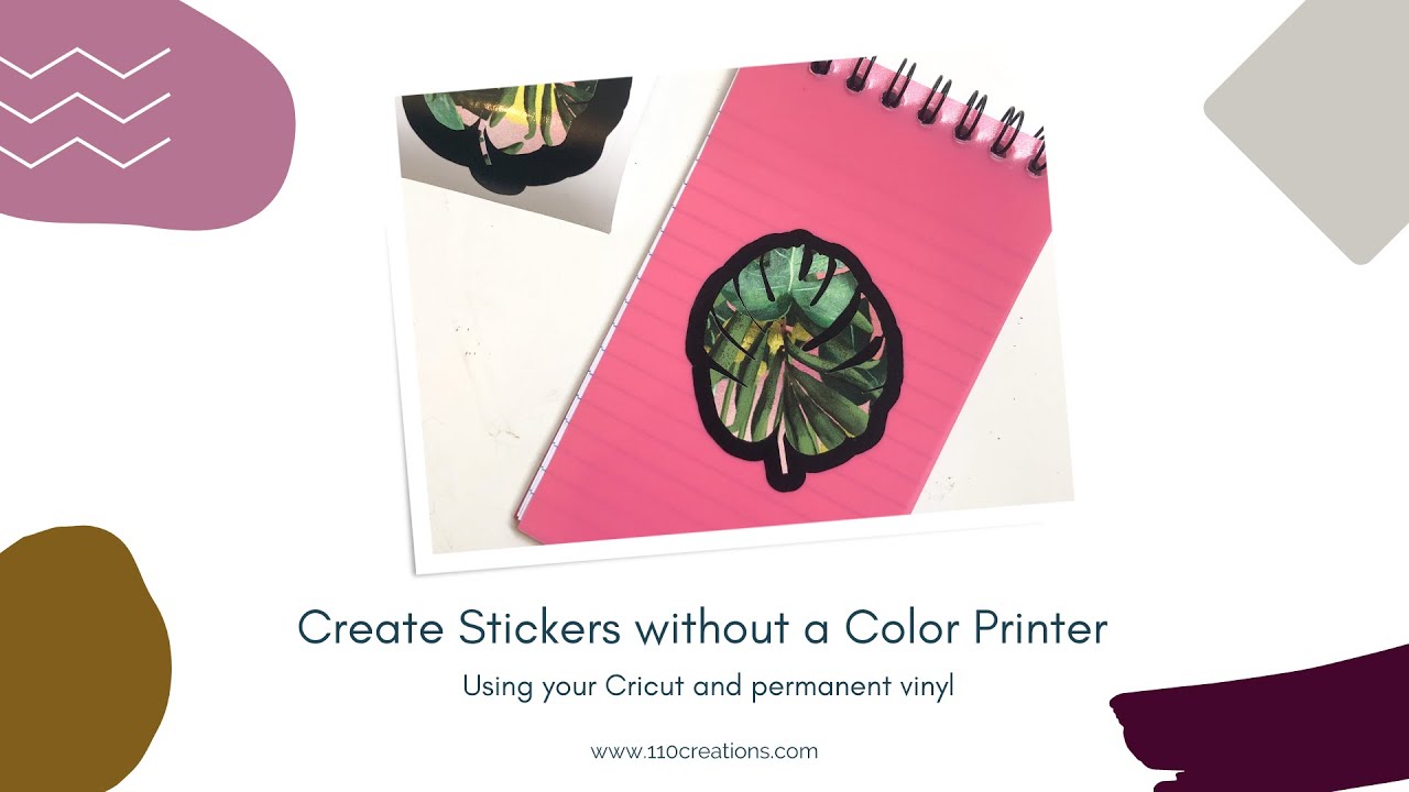 Create Stickers without a Color Printer - YouTube