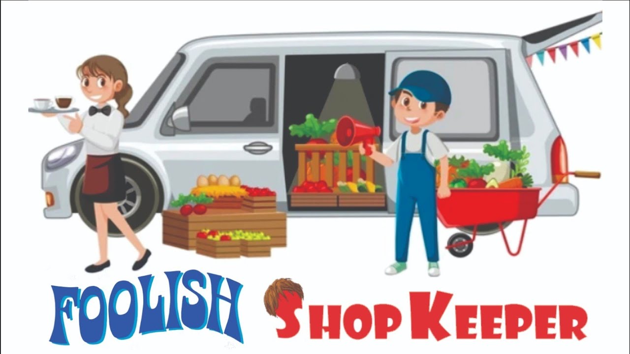 Learn English Through Story | FOOLISH SHOPKEEPER | Improve Your English ...