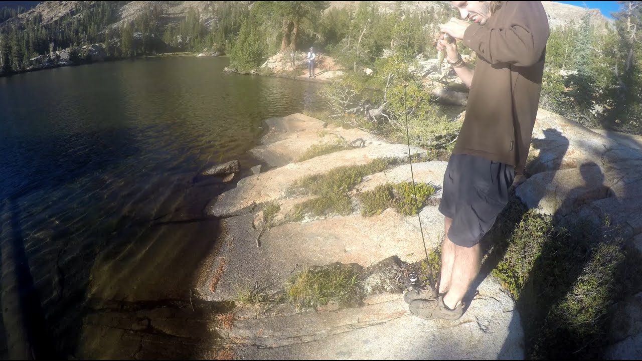 1 Week Living in Yosemite: Ottoway mountain lake fishing at 10000 ft ...