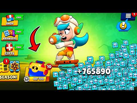 💀WENDY +765,890 CREDITS NONSTOP WITH FREE GIFTS ✅BRAWL STARS NEW UPDATE🎁