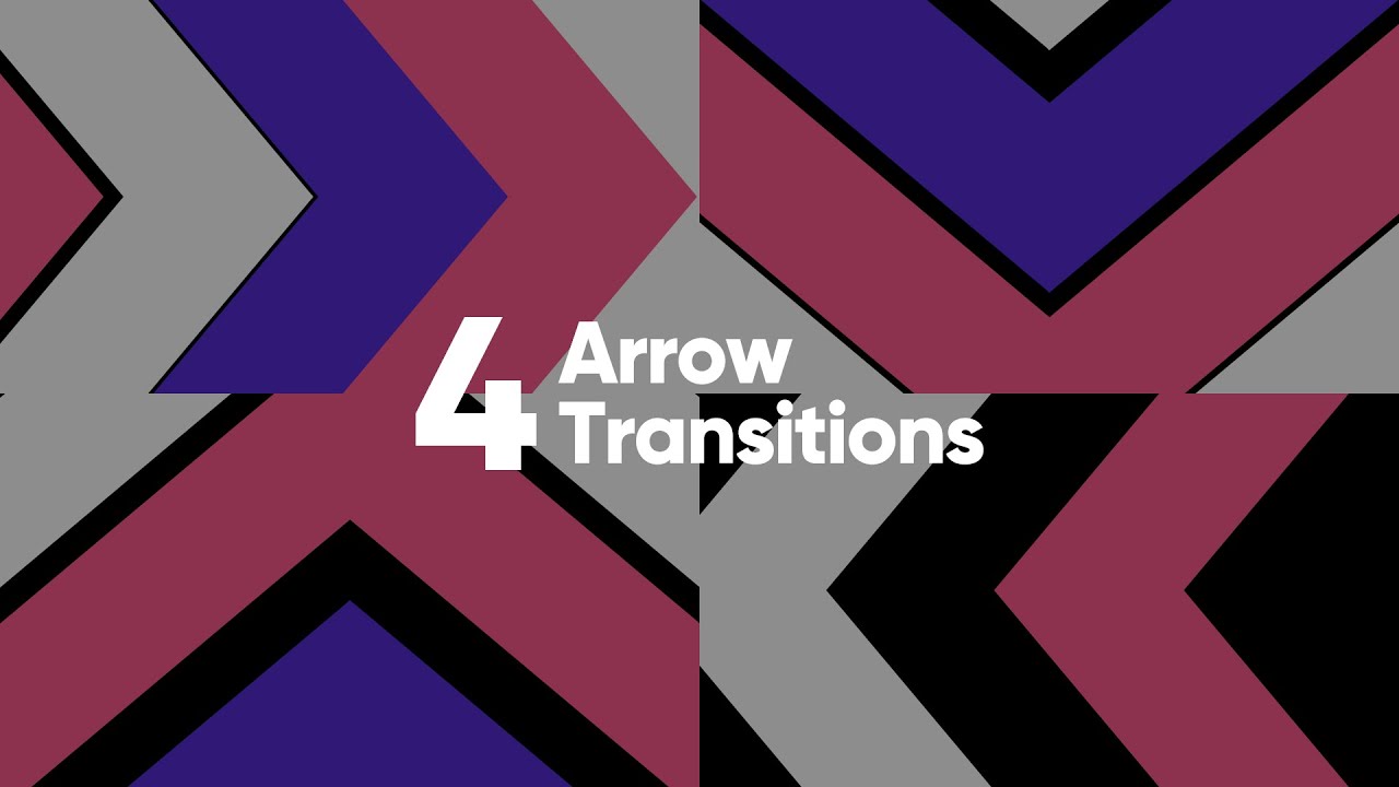 4 Arrow Transitions Preview - YouTube