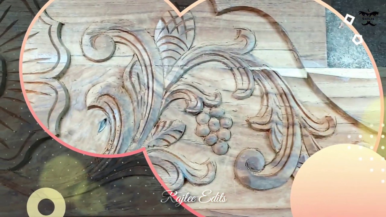 wood carving model - YouTube