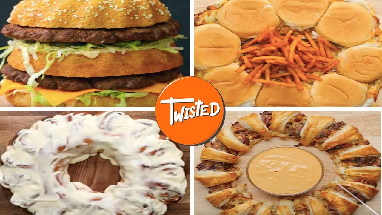 Food Party Rings 8 Ways | Twisted - YouTube