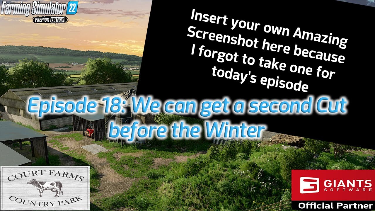 18. OUR SECOND GRASS CUT BEFORE WINTER | BEGINNERS TO PROS | COURT FARM ...