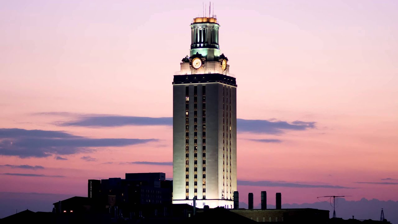 University of Texas Tower, Twilight to Night - YouTube