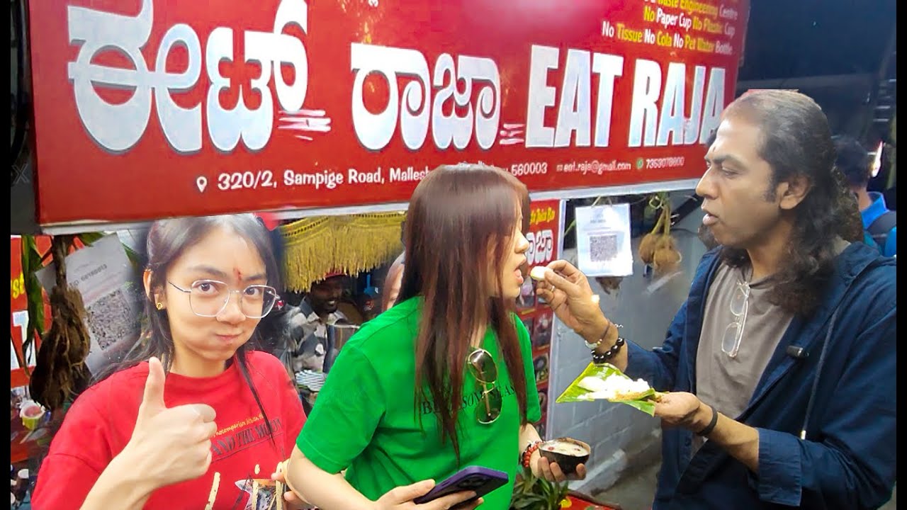 Eat Raja Eat | 100% Organic | Bengaluru | Malleshwara | Kannada Vlogs ...