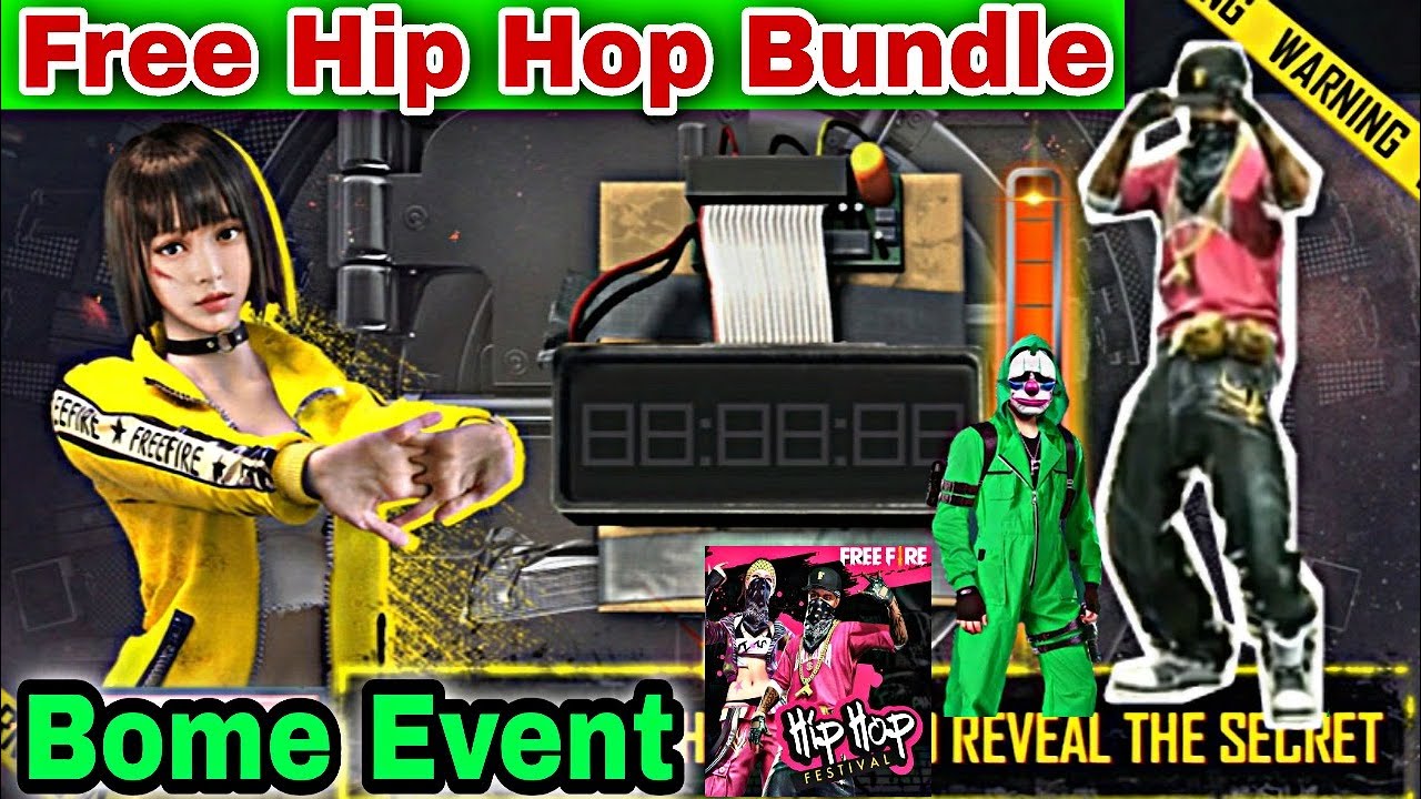 Free Hip Hop Bundle On Free Fire, Hip Hop Bundle Event, Criminal Bundle ...