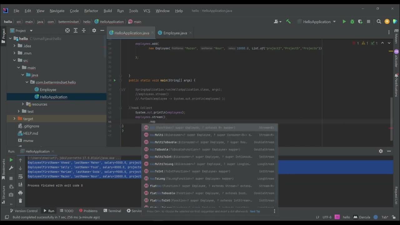 Java Stream APIs (Map, FlatMap, Filter, max, Soreted reduce)بالعربي - YouTube