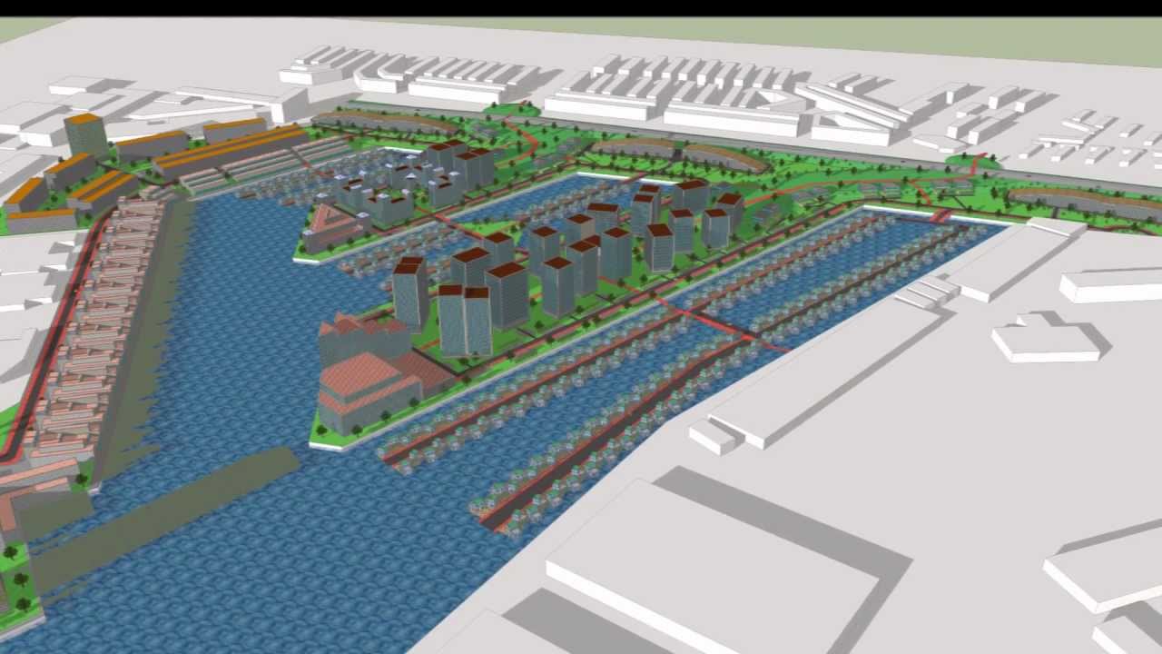 Sketchup model Merwehaven Rotterdam - YouTube
