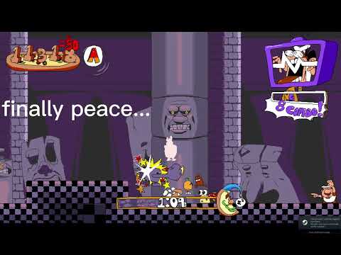 Pizza tower stage 2 and stage 1 100%??!?! - YouTube