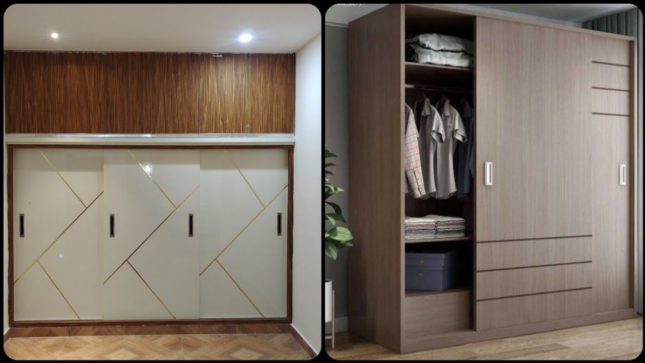 Modern Sliding Wardrobe Design | Latest Sliding Cupboard Design - YouTube