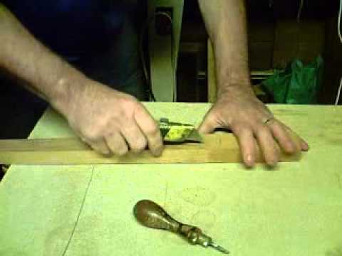 Inlaying lines with basic tools - YouTube