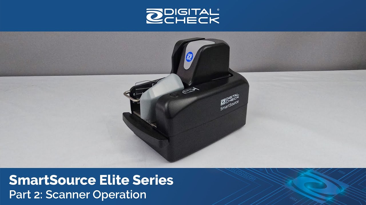 SmartSource Elite Series Scanners - Operation - YouTube