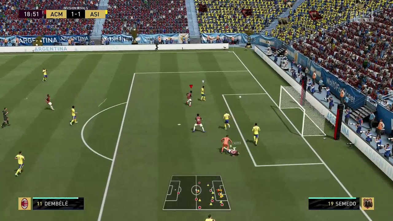 Fifa Coaching Session Game 2 First Half - YouTube