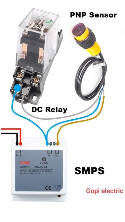 3 wire proximity sensor wiring diagram //pnp sensor connection to plc # ...