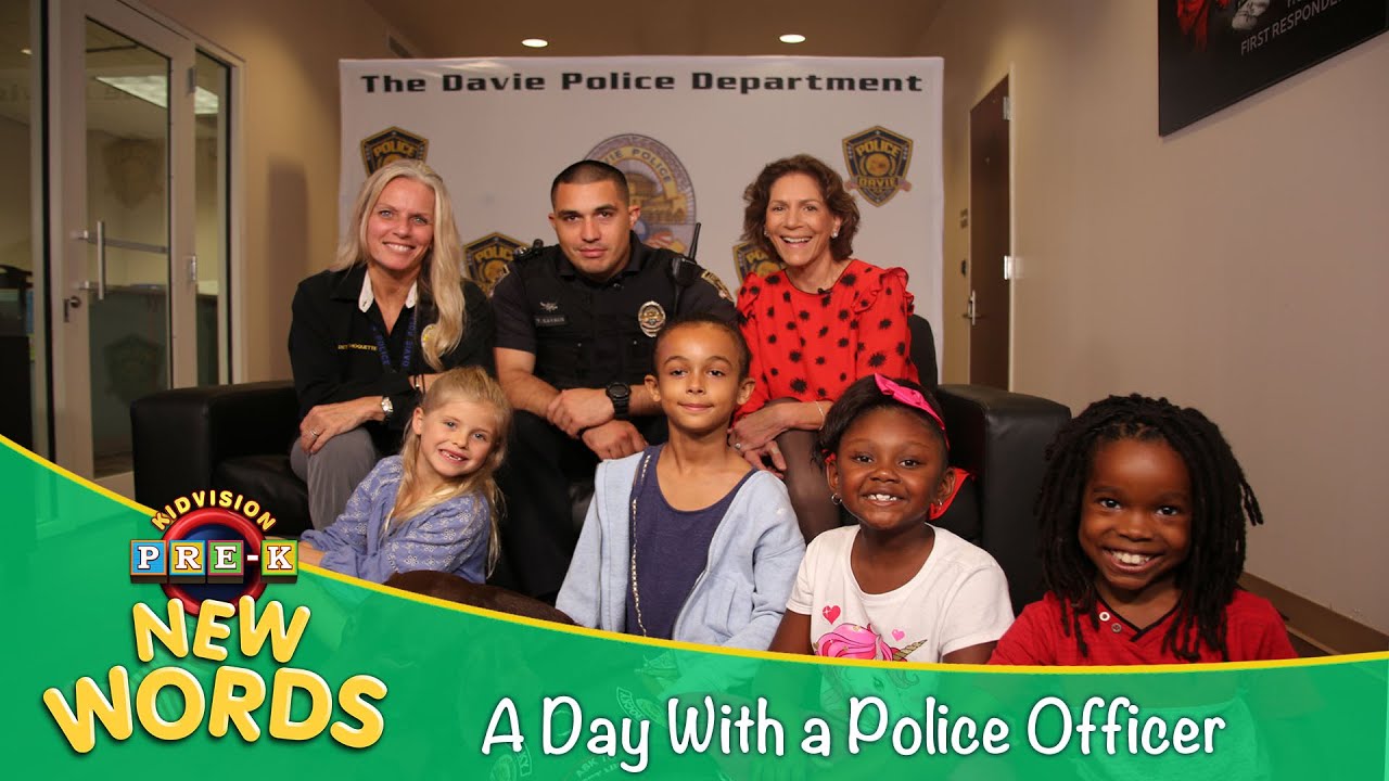 A Day With a Police Officer | New Words | KidVision Pre-K - YouTube