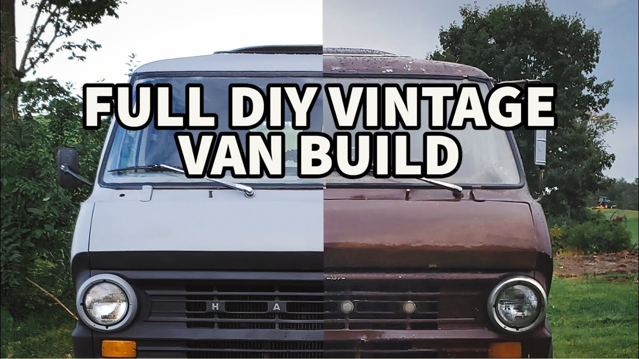 FULL DIY VINTAGE Van Build in 24 Minutes - YouTube