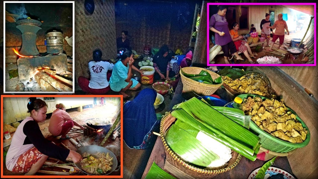 Beginilah Hajatan Di Desa, Masak Tradisional Sunda, Cianjur, Pedesaan ...