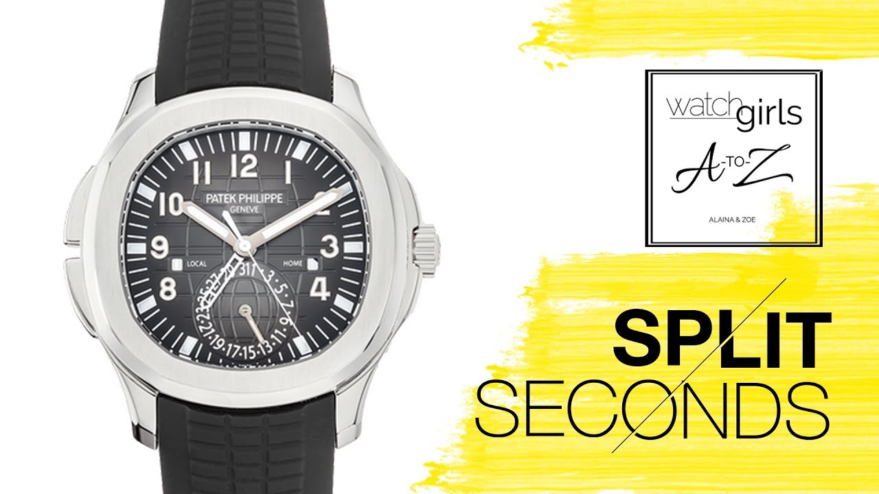 Split Seconds: Watch Girls Throwback - The Patek Philippe Aquanaut with ...