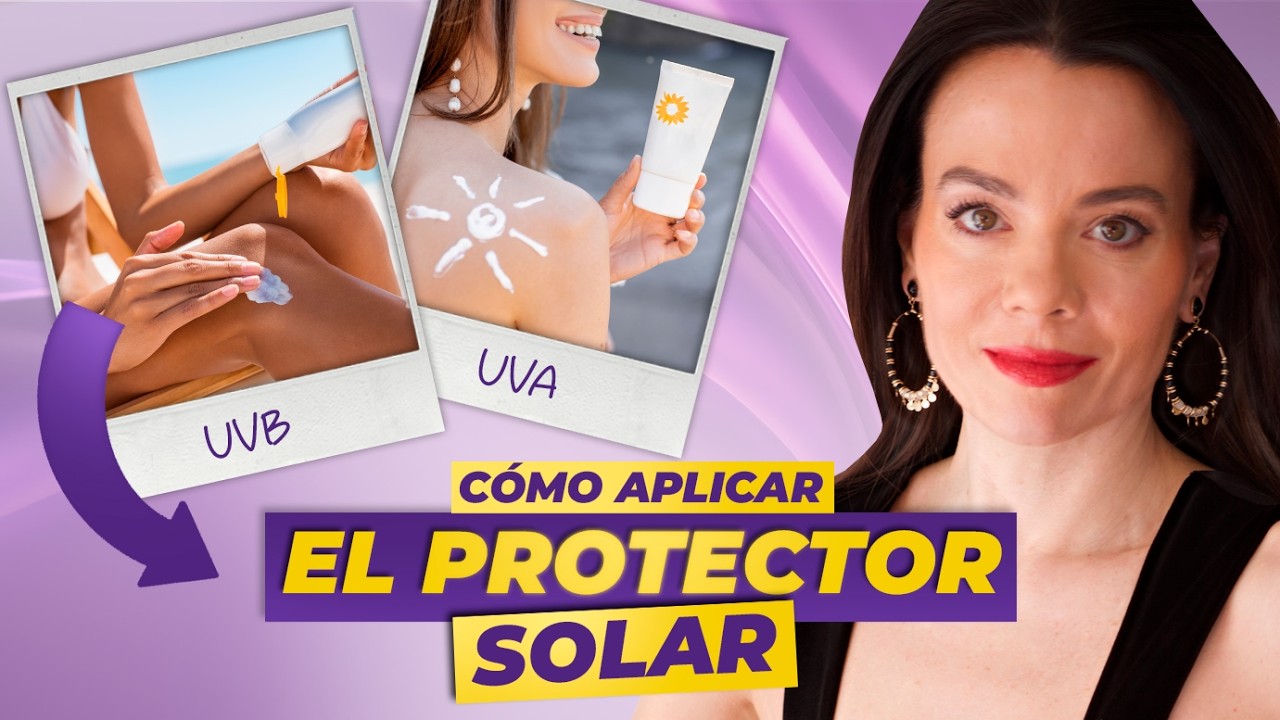 Cómo Aplicar PROTECCIÓN SOLAR todos los DÍAS ☀️🧴 ¿Cuánto Protector Solar usar en la cara? - YouTube